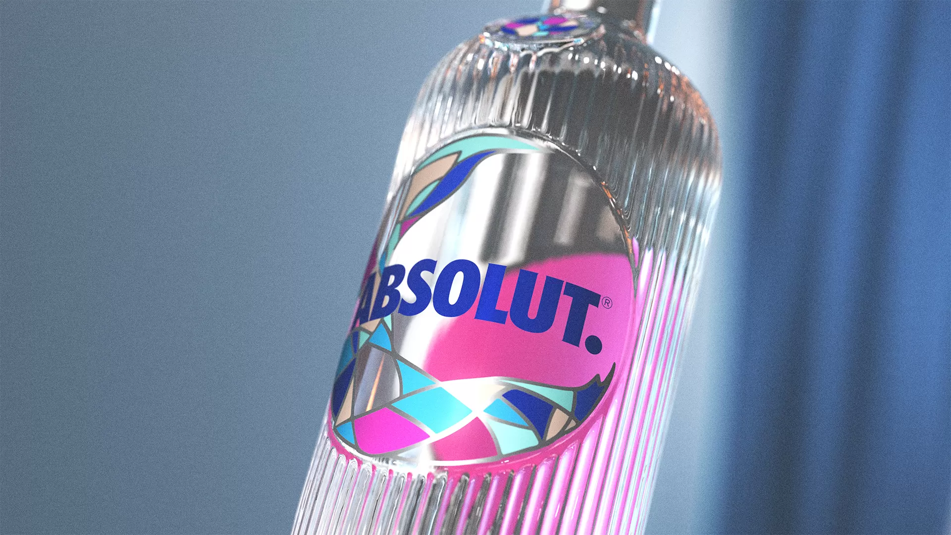 Bouteille de vodka Absolut Mosaik en édition limitée : Une fusion d&am