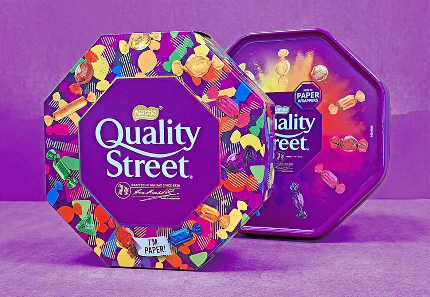 Nestlé and Smurfit Westrock Unveil Paper Tubs for Quality Street Choco