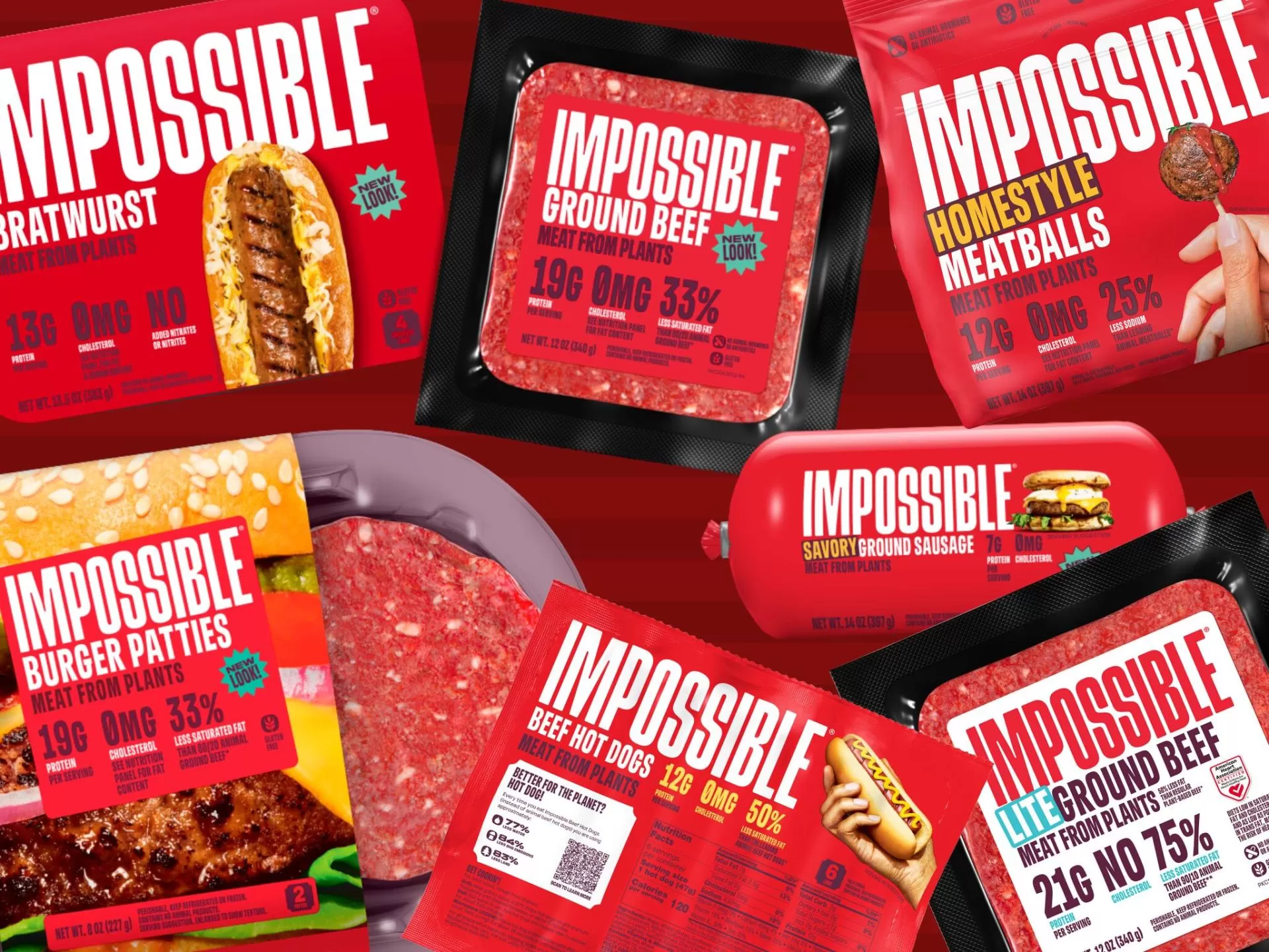 New Packaging for Impossible Foods' Meat Alternatives