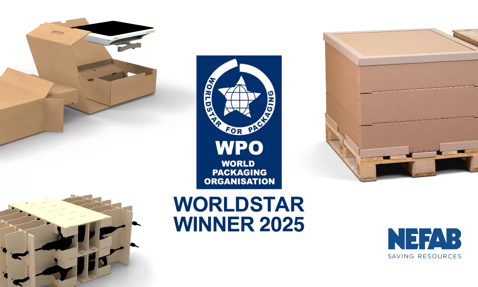 Nefab Wins Three WorldStar 2025 Awards for Sustainable Packaging Innov